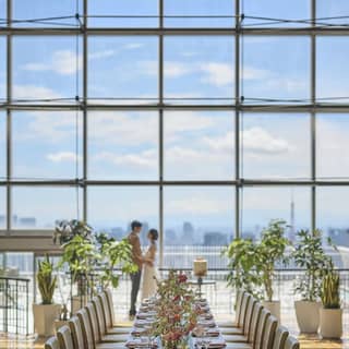 会場の魅力 | RESTAURANT LUKE with SKY LOUNGE